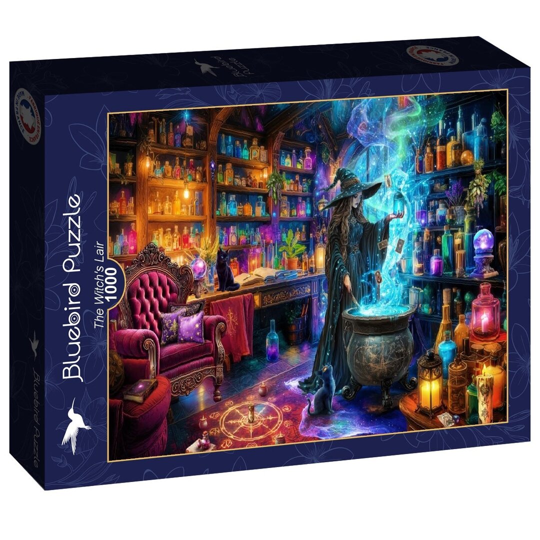 Kaufe Bluebird - The Witch`s Lair - 1000 Teile Puzzle – Online bei fluxed.ch | Jetzt entdecken